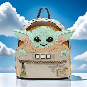 Loungefly | Bags | Star Wars Grogu Baby Yoda Loungefly Mini Backpack ...